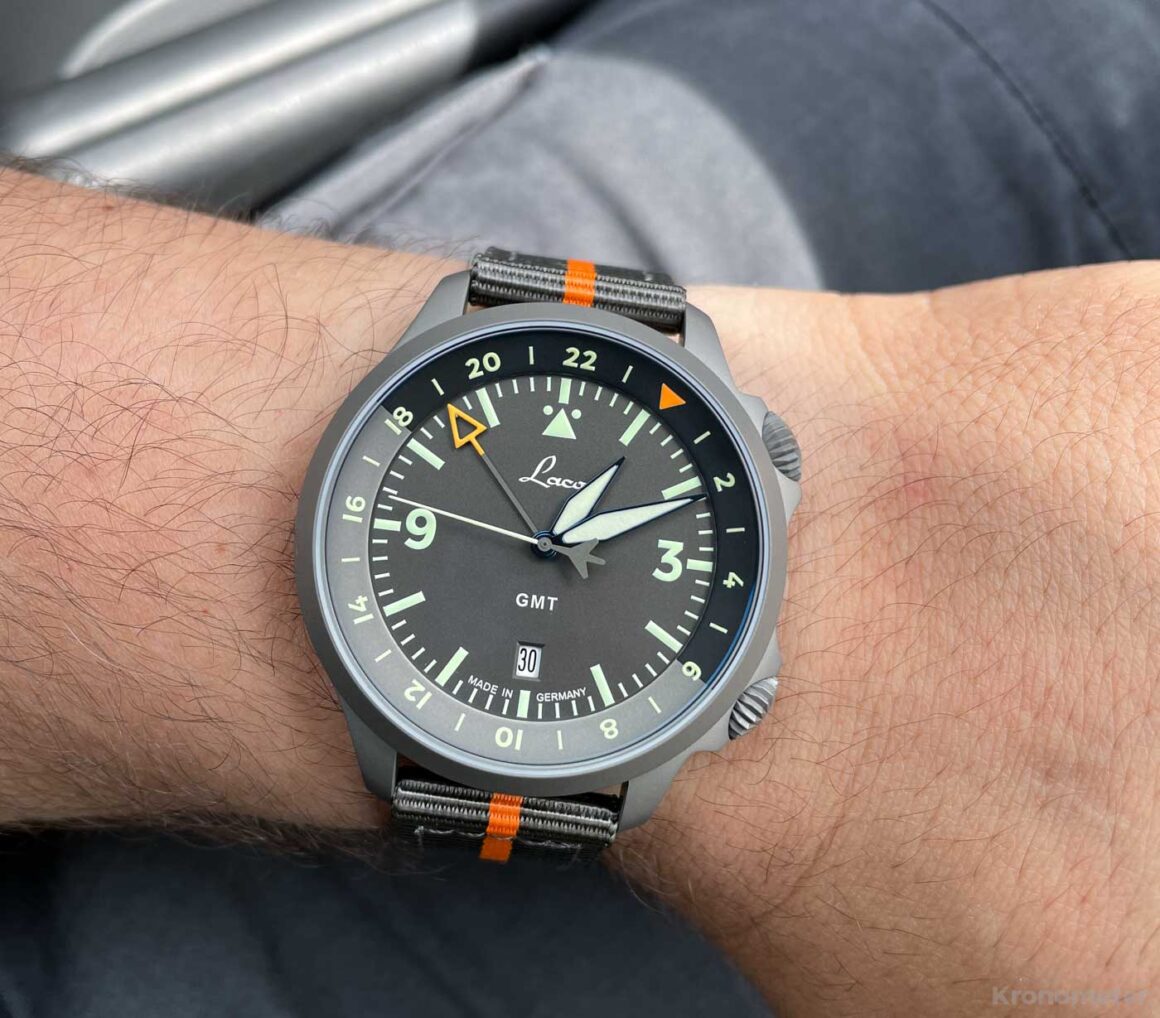 Pilóta óra másképp - Laco Frankfurt GMT - Oldal 2 a 2-ből - Kronometer