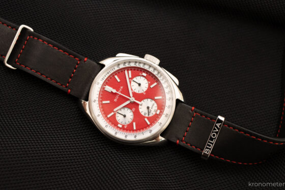 A vérhold ihlette - Bulova Lunar Pilot Blood Moon - Kronometer